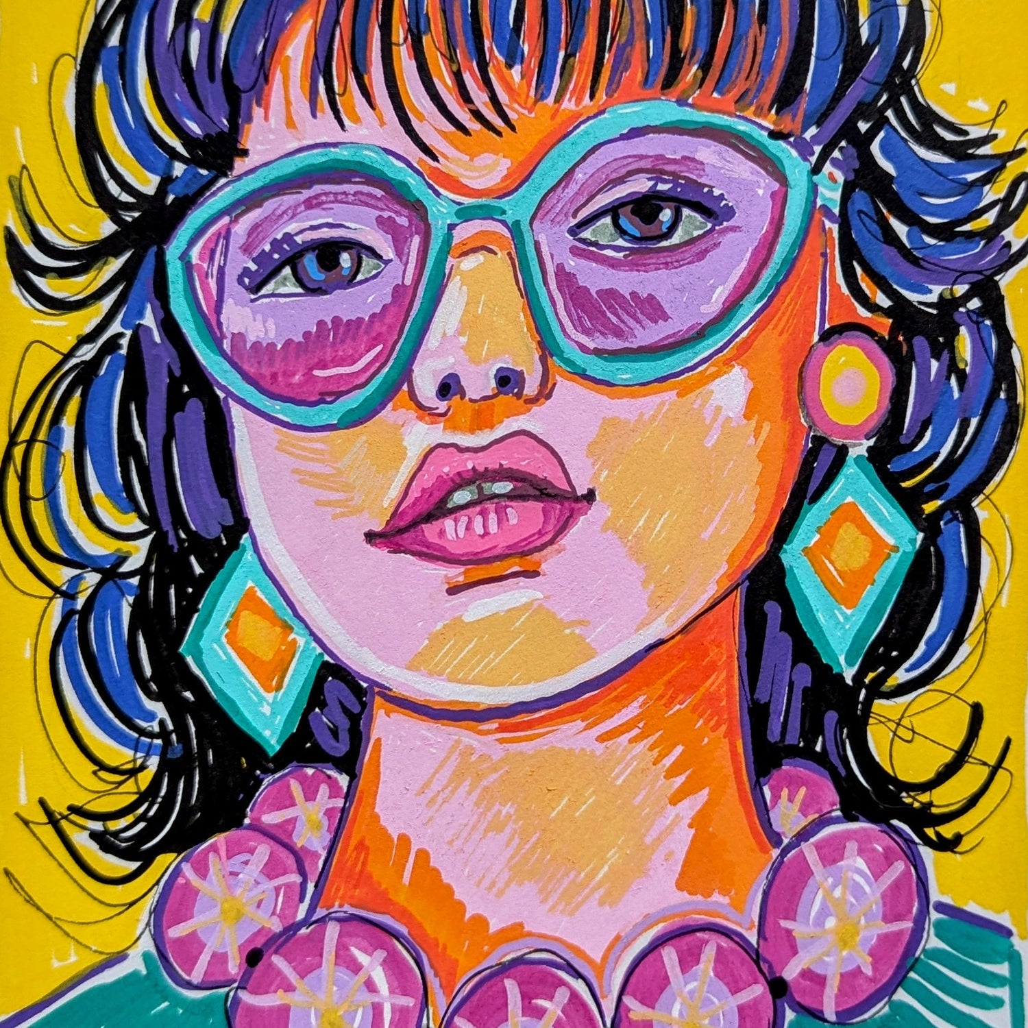 Paint Pen Portraits – Creative Kismet